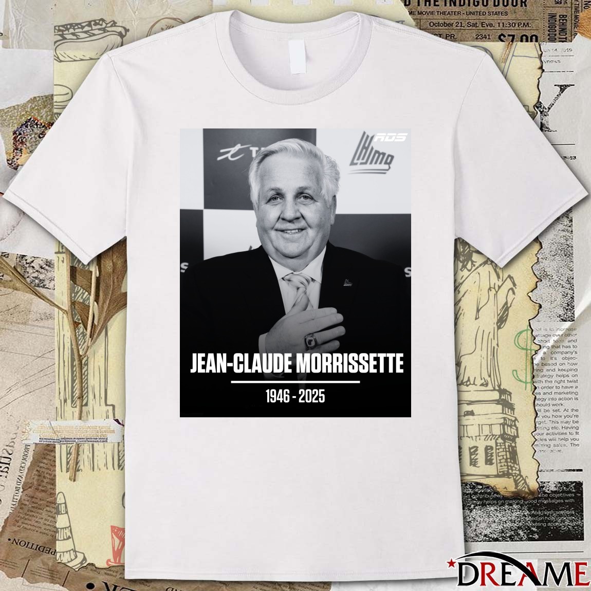 Official Rest In Peace Jean-Claude Morrissette 1946 - 2025 RDS Poster t ...