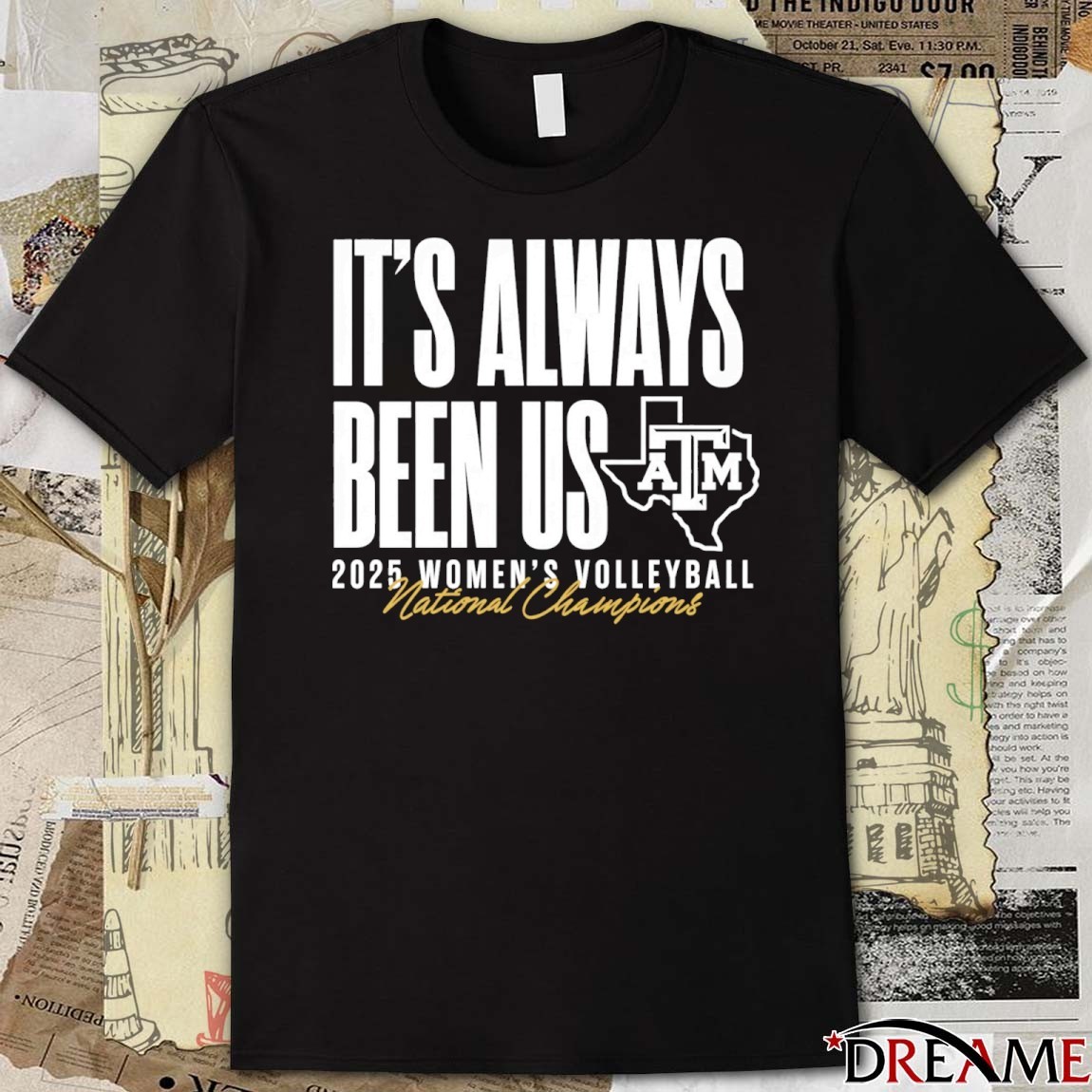 Official It's Always Been Us Texas A&M Aggies 2025 Women's Volleyball ...