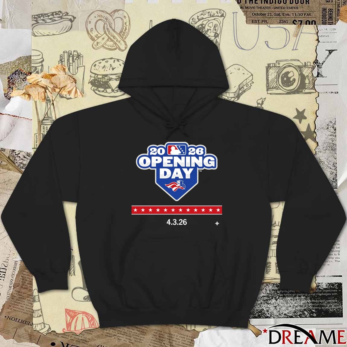 Official Somerset Patriots 2026 MLB Opening Day April 3, 2026 Logo t ...