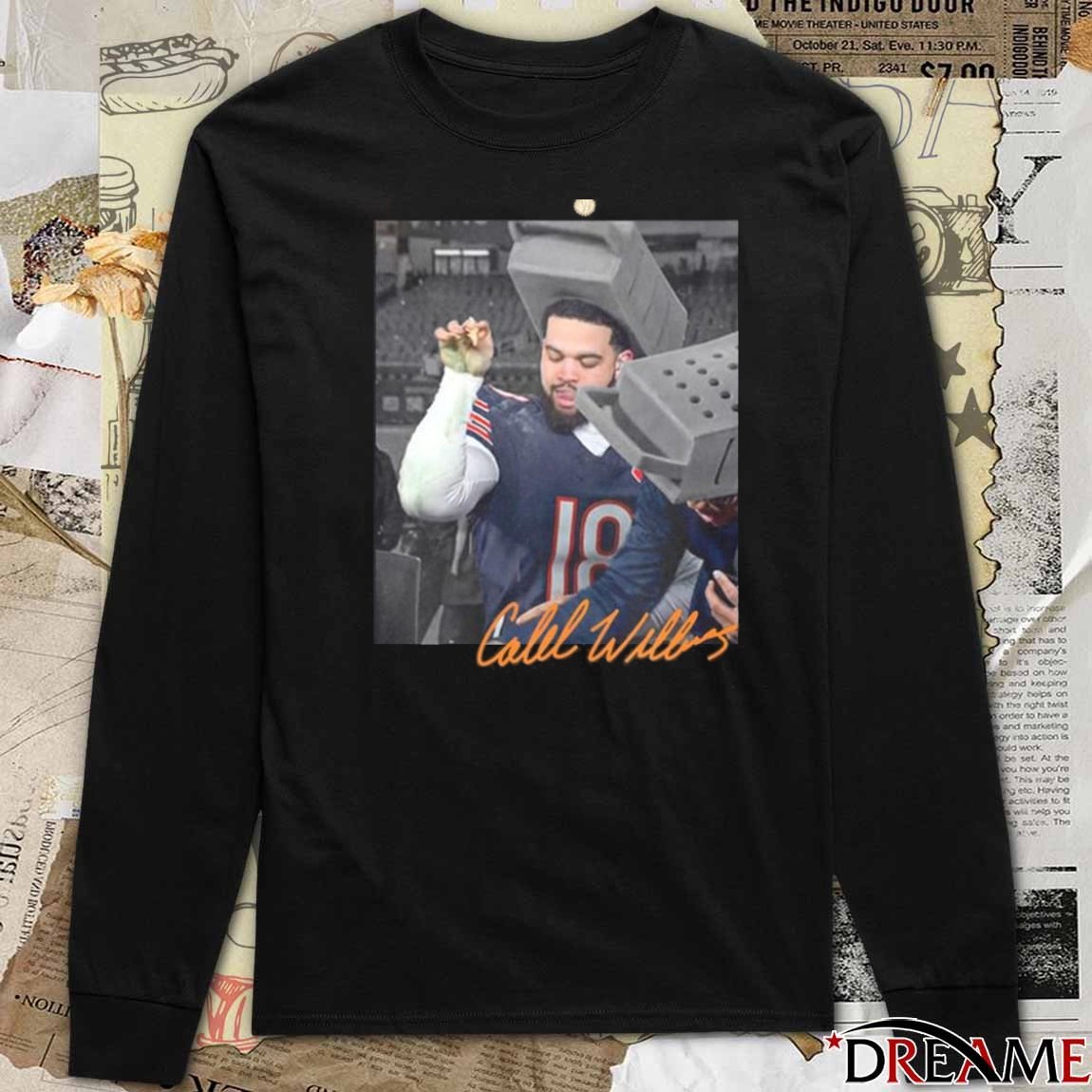 Official Caleb Williams Chicago Bears 2026 Meme t-shirt, hoodie ...