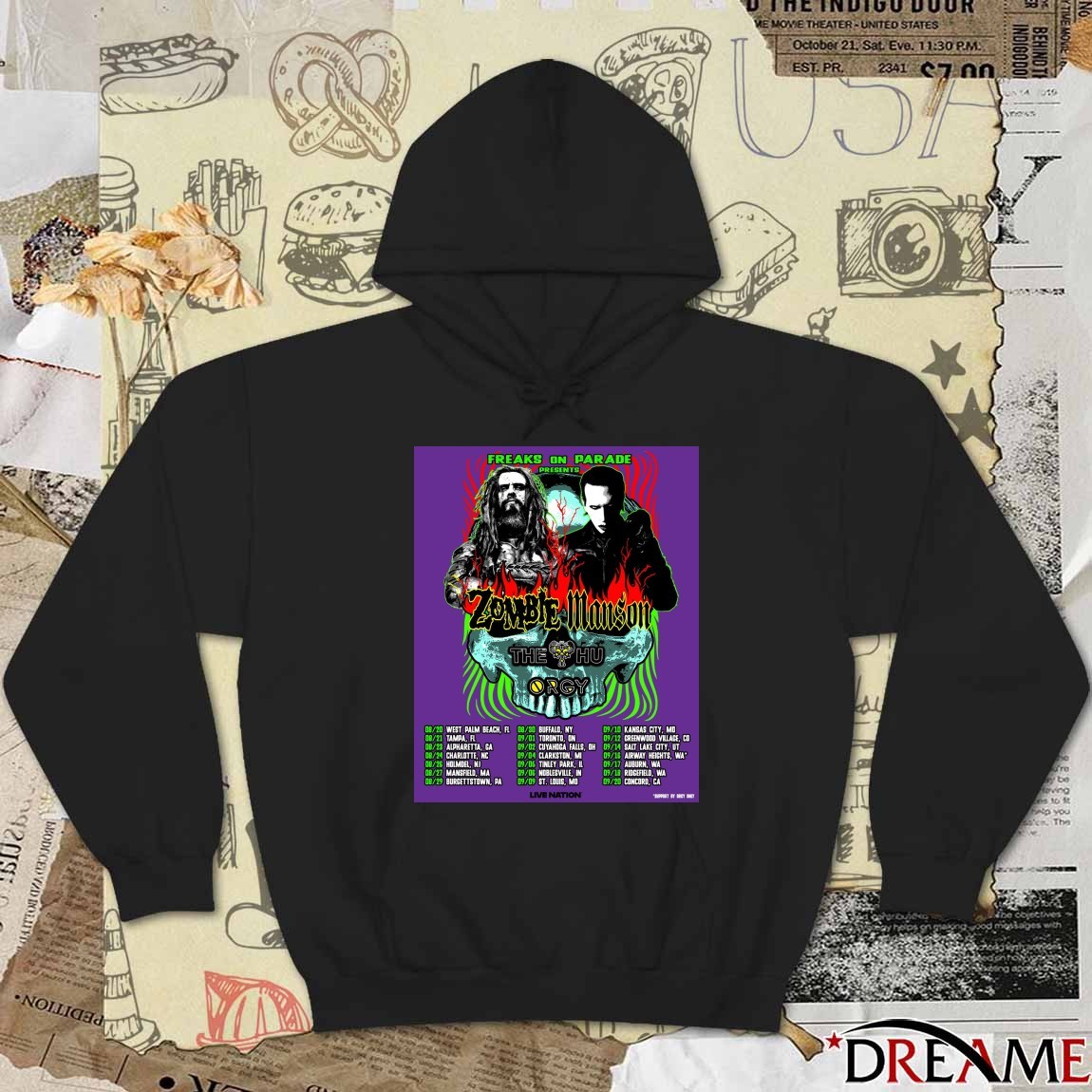 Official Freaks On Parade Presents Zombie Manson The Hu Orgy 2026 ...