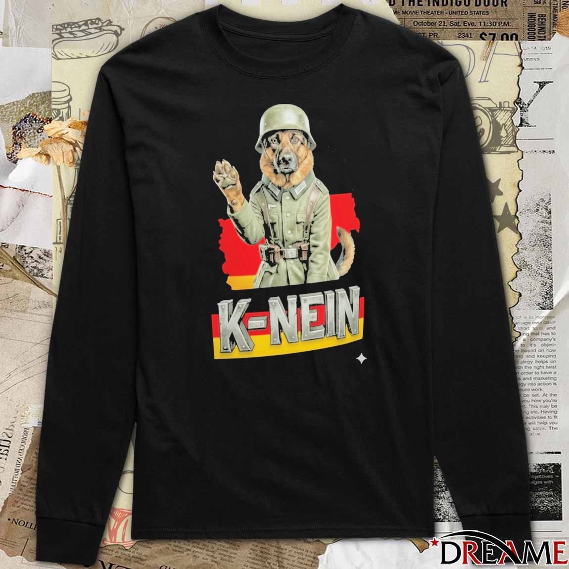 Official K-Nein German Shepherd Dog Meme t-shirt, hoodie, sweater, long ...