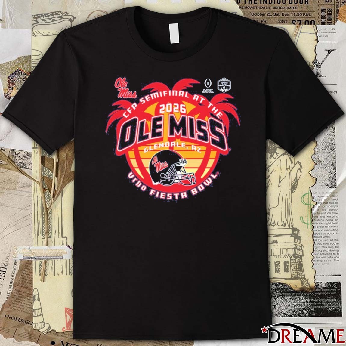 Official Ole Miss Rebels Football 2026 CFP Semifinal Vrbo Fiesta Bowl ...