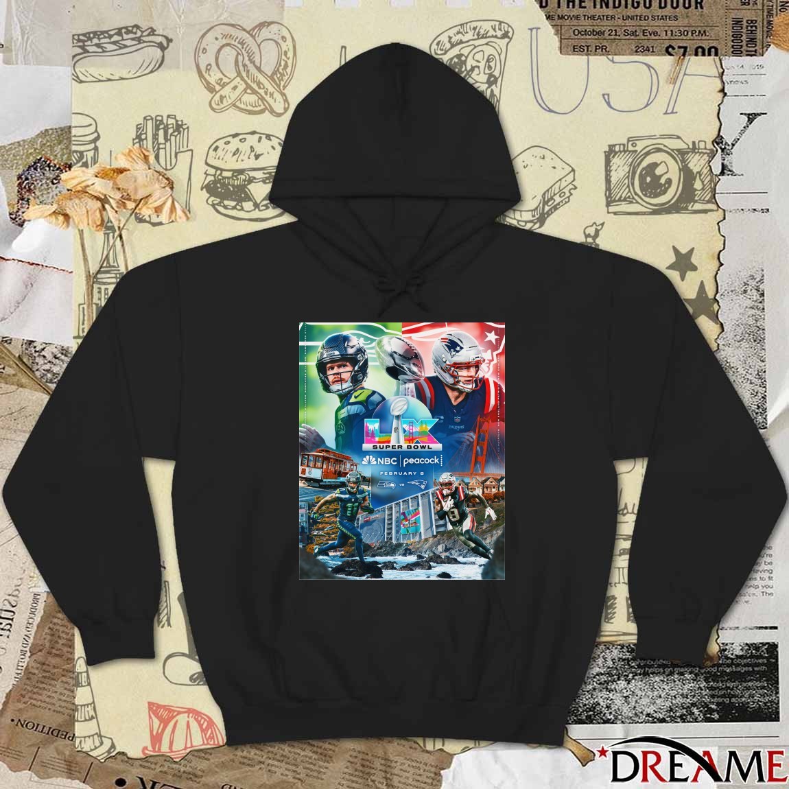 Official Seattle Seahawks Vs New England Patriots Super Bowl LX ...